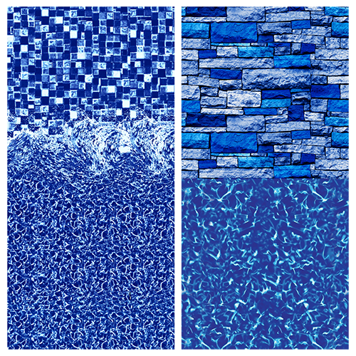 Rectangle Beaded Swimming Pool Liners - LinerWorld